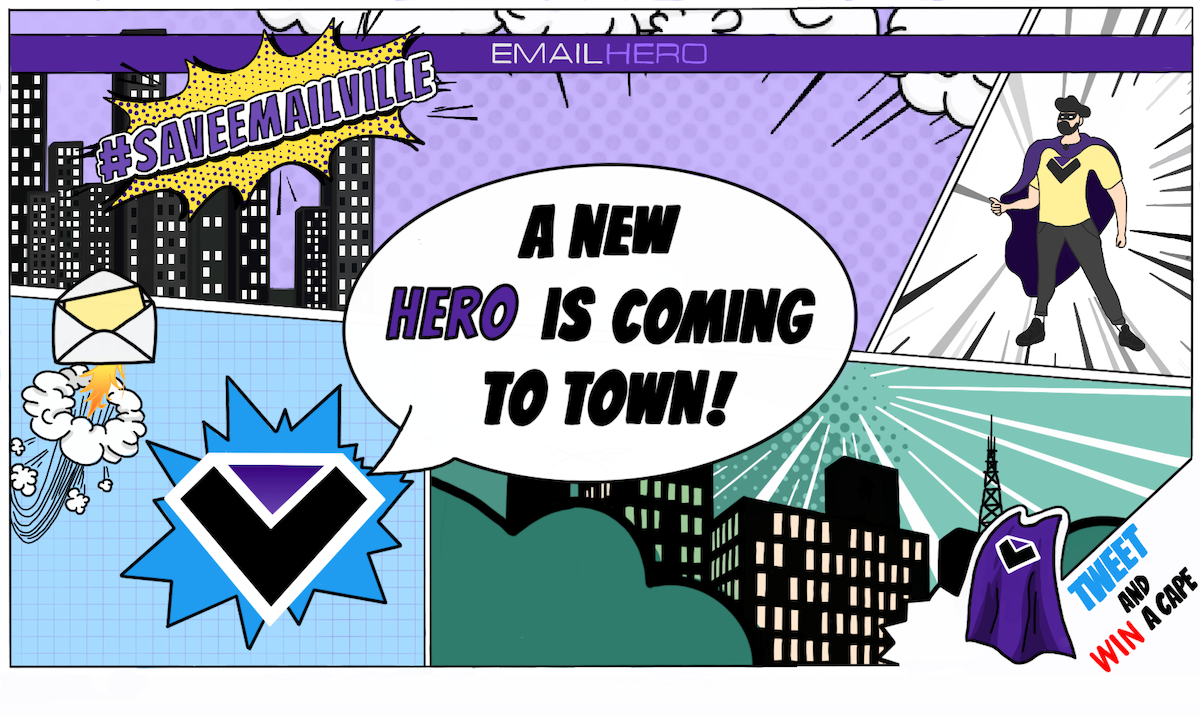Email Hero saves Emailville | An email superhero game